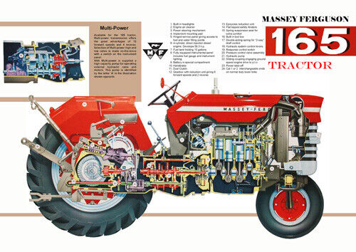Massey Ferguson 165 Engine Components: Essential Parts for Your Tractor ...