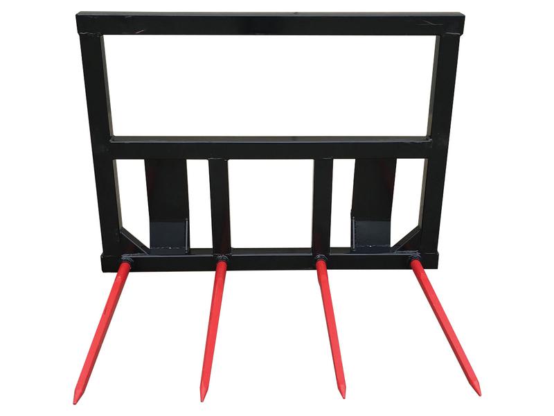 Heavy Duty Big Square Bale Frame - 4 x M28 x 1100mm SHW Brand Tines (C ...
