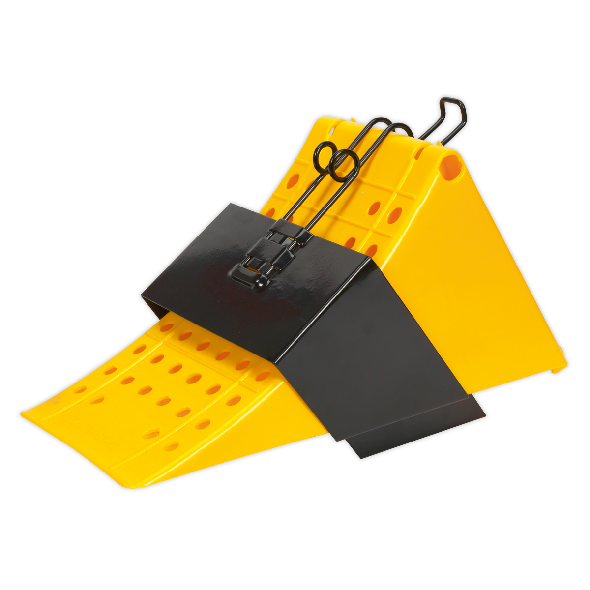 Secure Your Vehicle: Wheel Chock with Bracket - CV127 – Farming Parts