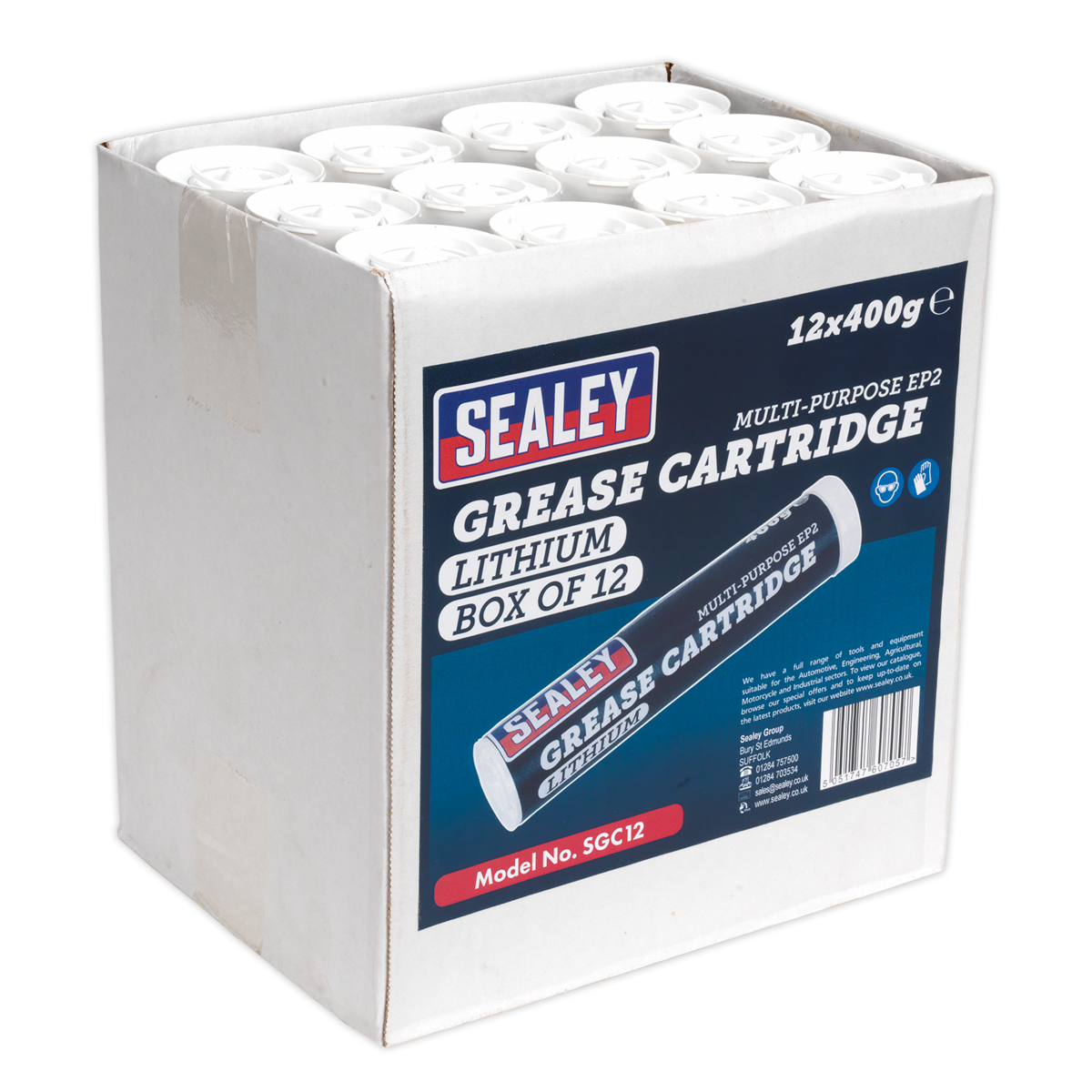 Grease Cartridges EP2 Lithium 400g Pack of 12 – Farming Parts