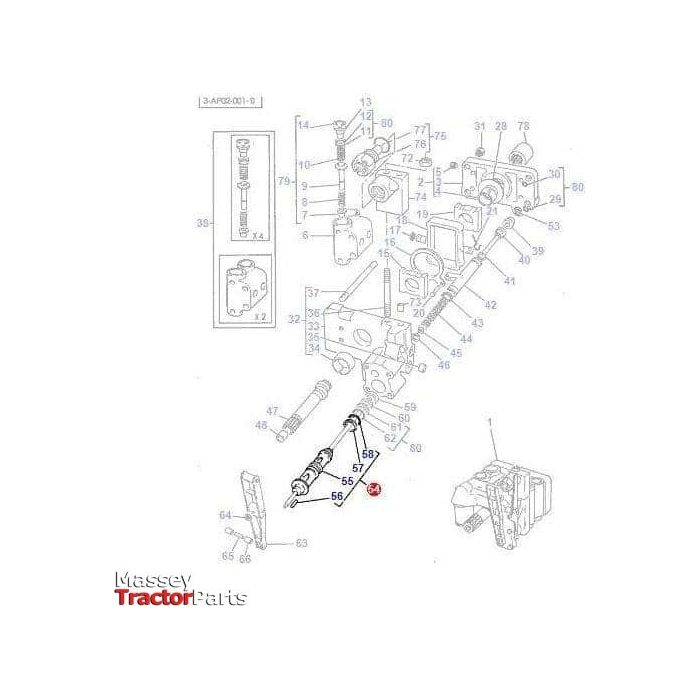 Massey Ferguson - Control Valve - 1681789M91 | Farming Parts