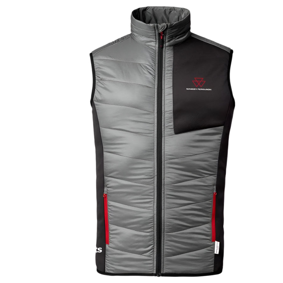 Massey Ferguson Men’s Quilted Gilet – Grey & Black | X993312209 ...